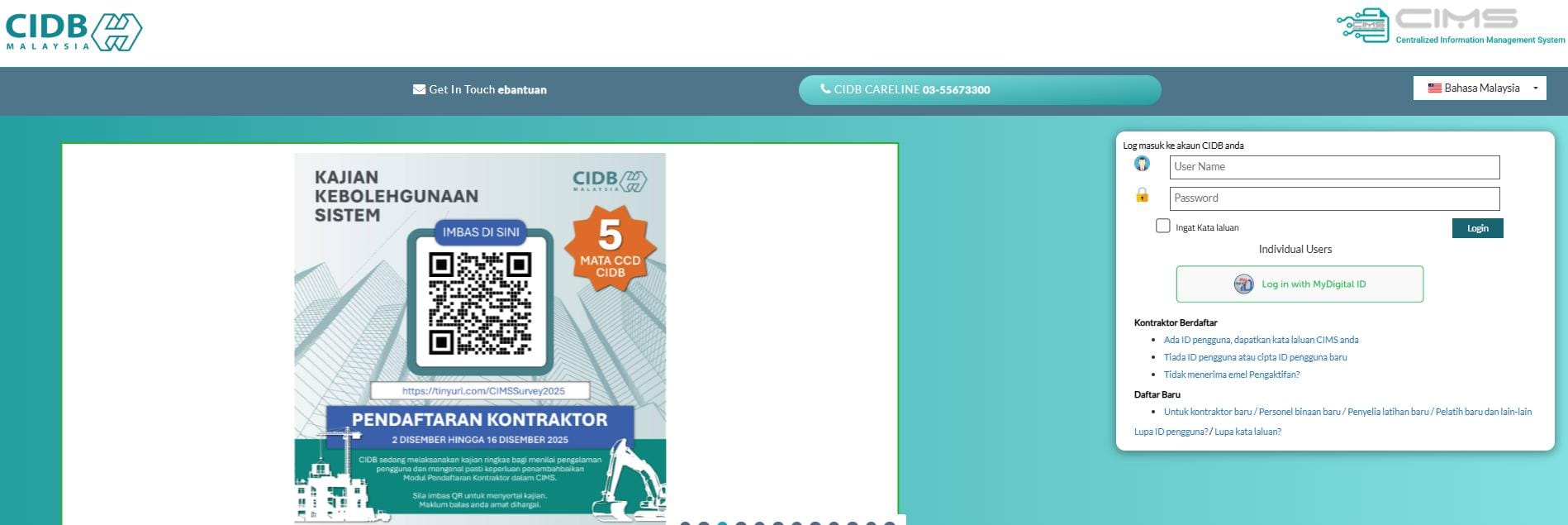 CIMS CIDB: Sistem Pengurusan CIDB Malaysia - CIDB Green Card